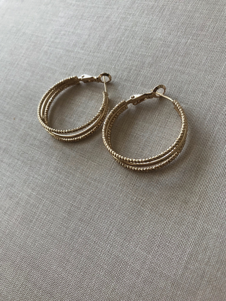 Erica Triple Hoop Earrings – HELLO PARRY